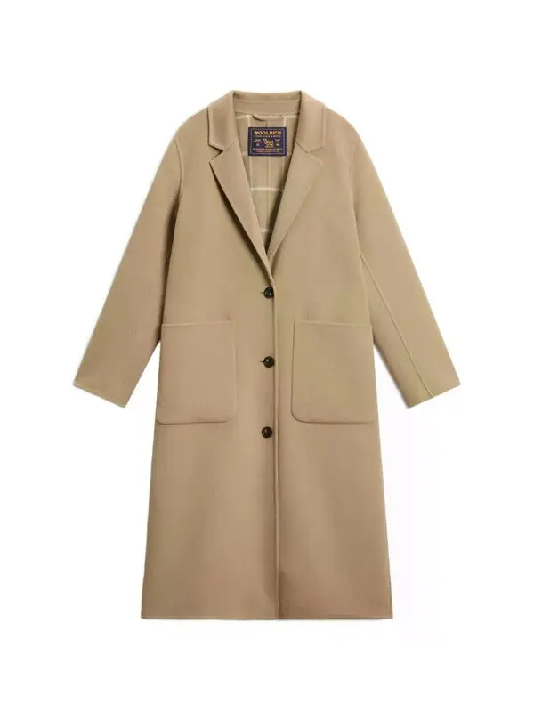 Woolrich Virgin-wool Notch-lapel Coat