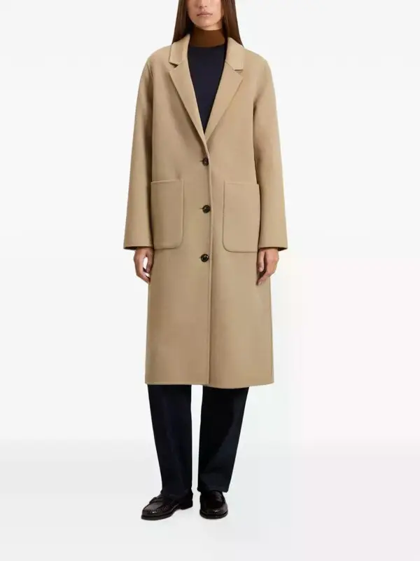 Woolrich Virgin-wool Notch-lapel Coat