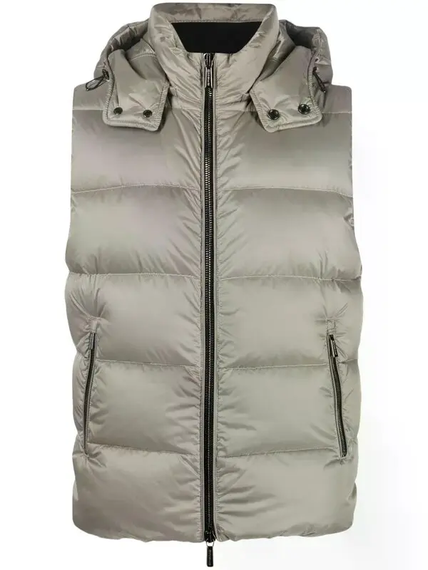 MOORER High-neck Padded Gilet
