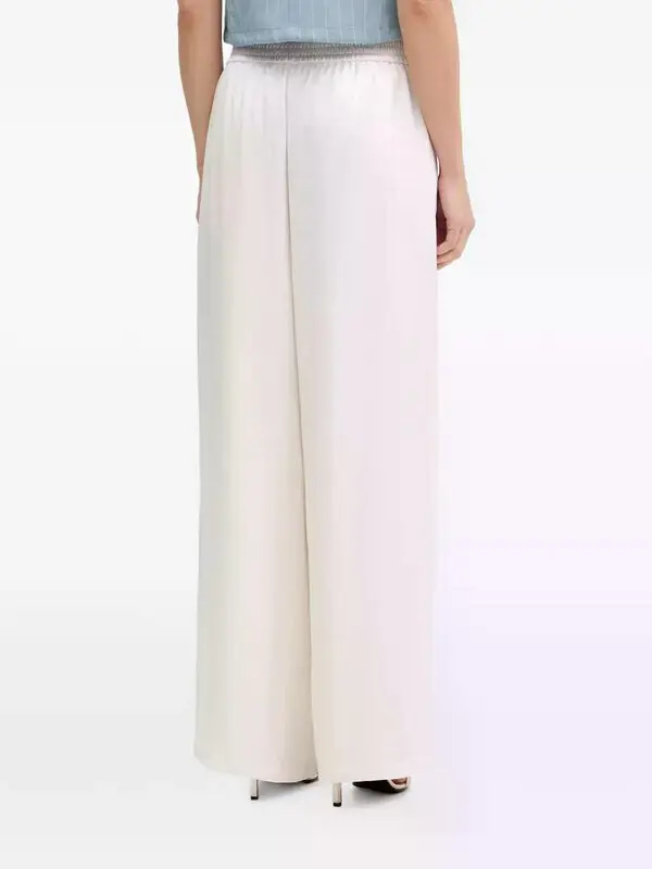 Dkny High-rise Pleated Palazzo Pants