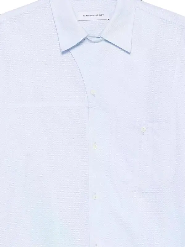 KIKO KOSTADINOV Asymmetric-front Pocket-detail Shirt
