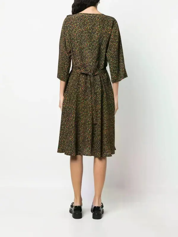 Kenzo Leopard-print Midi Dress