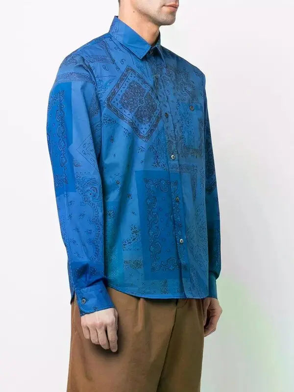 Kenzo Bandana-print Cotton Shirt