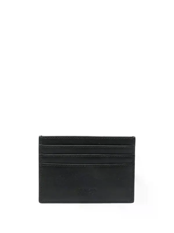 Kenzo Logo-print Leather Cardholder - Black