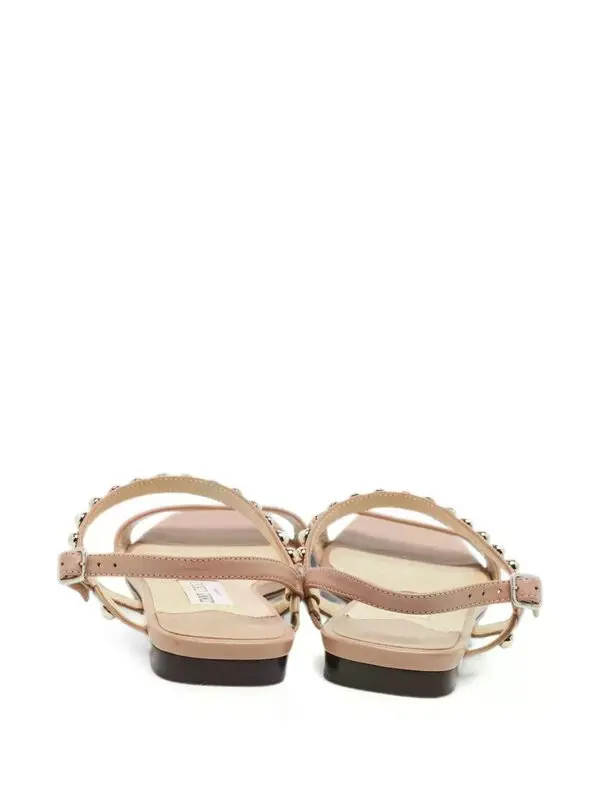 JIMMY CHOO Aadra Ankle-strap Flat Sandals