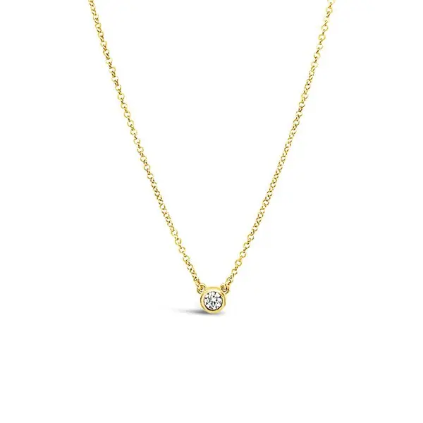 LUTIRO Bezel Cz Pendant