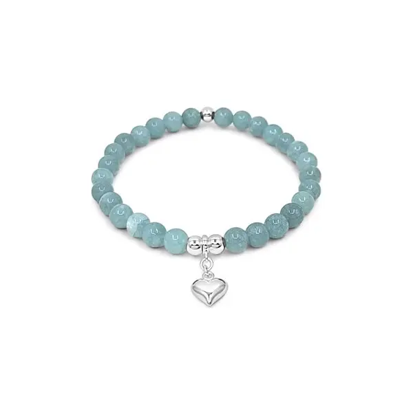 LUTIRO Jade Heart Bracelet