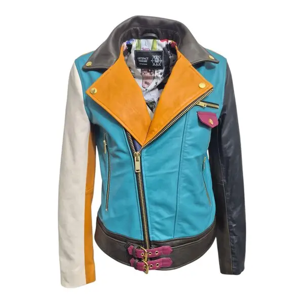 ZASTASTUDIO Artifact Theory Biker Leather Jacket
