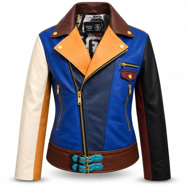 ZASTASTUDIO Artifact Theory Biker Leather Jacket