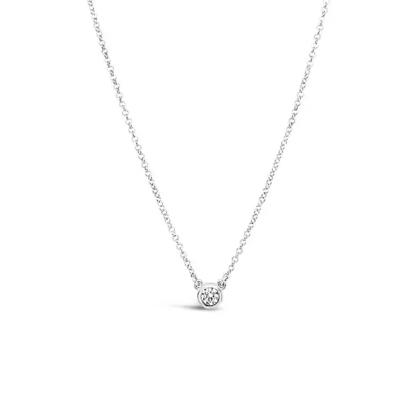LUTIRO Bezel Cz Pendant