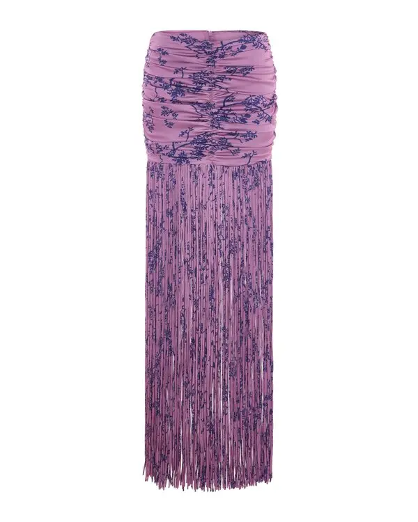 MAISON SEL Lumi Satin Maxi Skirt