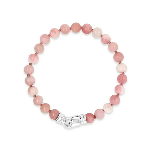 LUTIRO Pink Jade Bracelet