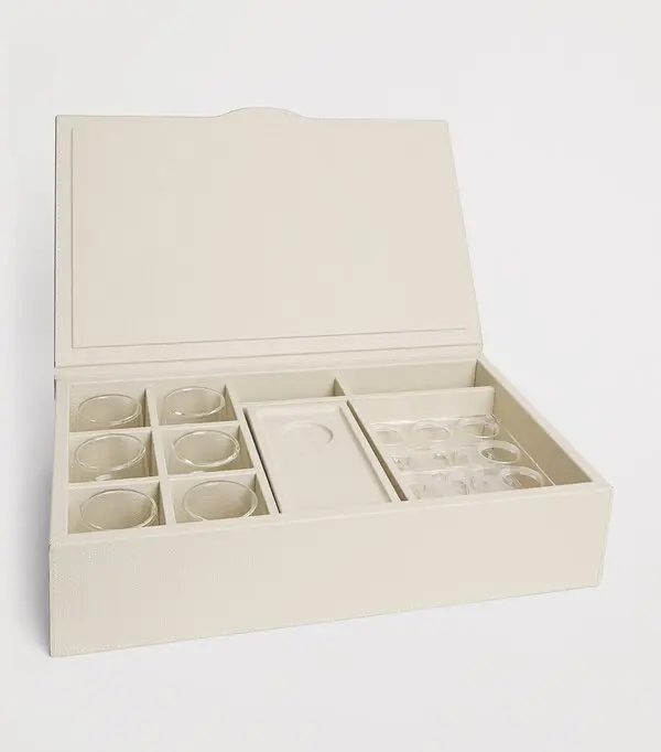 GIOBAGNARA Leather Saint-germain Coffee Organiser