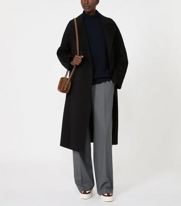 Max Mara Virgin Wool-blend Trousers