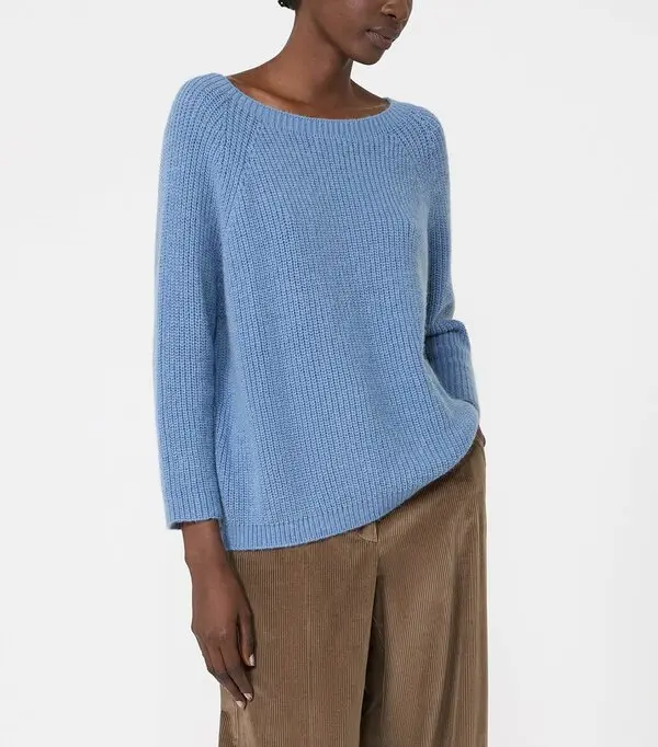 Max Mara Ribbed Round-neck Sweater