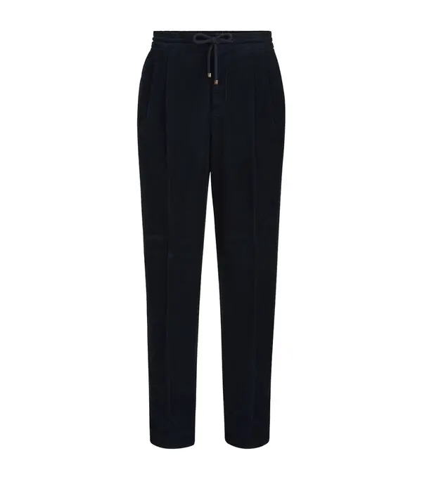 Brunello Cucinelli Cotton Drawstring Trousers