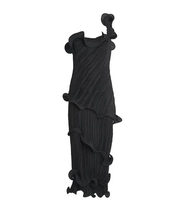Cult Gaia Pleated Payton Gown - Black