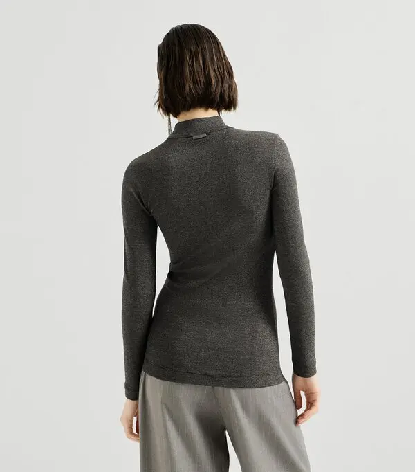 Brunello Cucinelli Virgin Wool-blend Long-sleeve T-shirt
