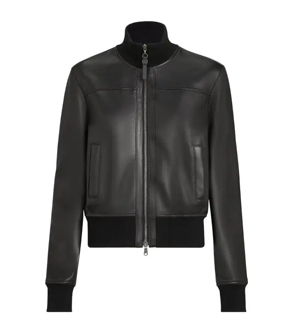Brunello Cucinelli Nappa Leather Bomber Jacket