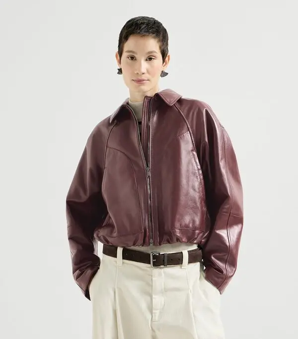 Brunello Cucinelli Nappa Leather Jacket