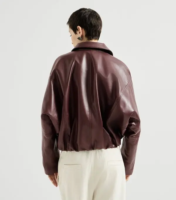 Brunello Cucinelli Nappa Leather Jacket