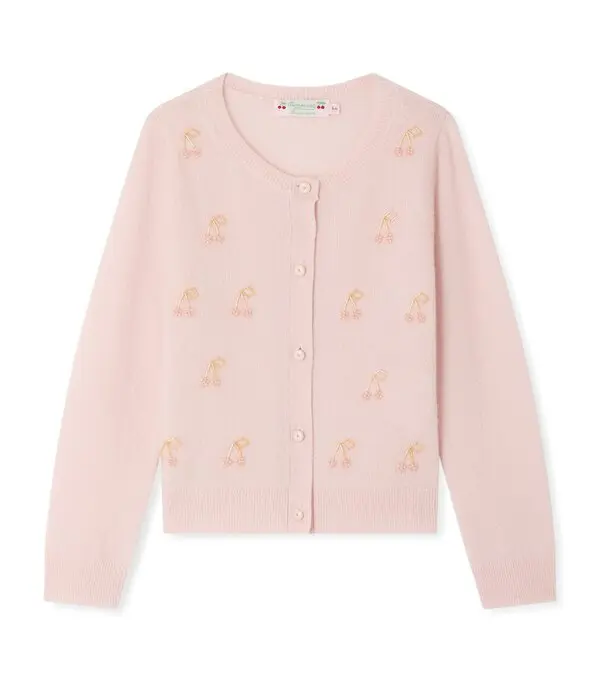 Bonpoint Cashmere Embellished Cardigan