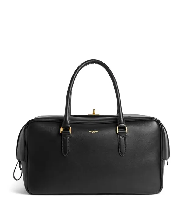 Balenciaga Lambskin Le 7 Bowling Bag