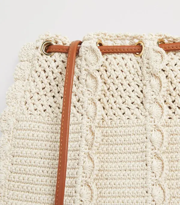 Ulla Johnson Small Crochet Adria Clutch Bag