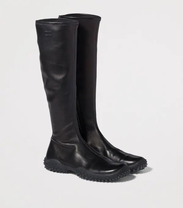 Miu Miu Stretch Nappa Leather Knee-high Boots