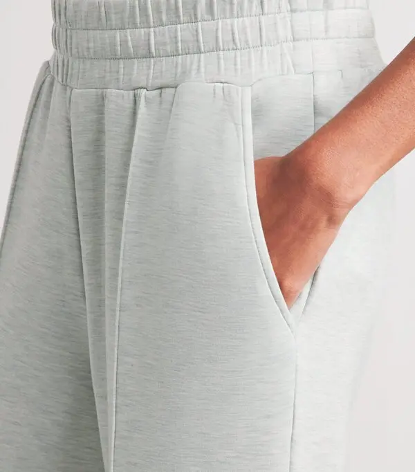 Varley Doublesoft Wide-leg Sweatpants - Green