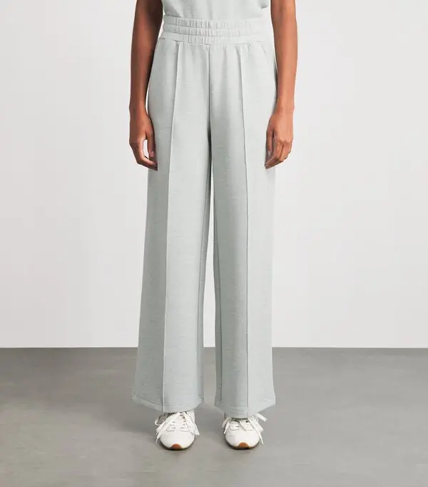 Varley Doublesoft Wide-leg Sweatpants - Green