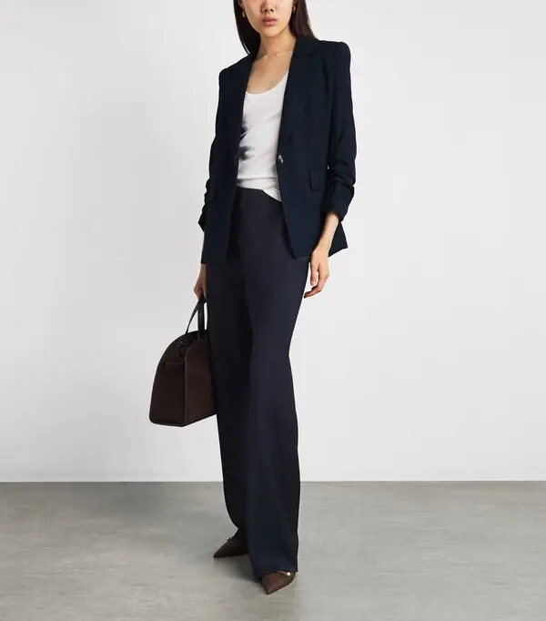 Veronica Beard Braddock Wide-leg Trousers