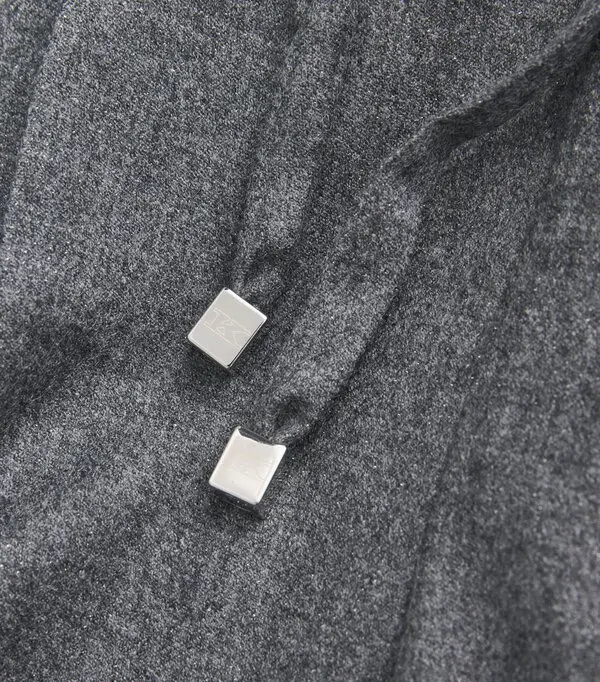 Kiton Virgin Wool Drawstring Trousers