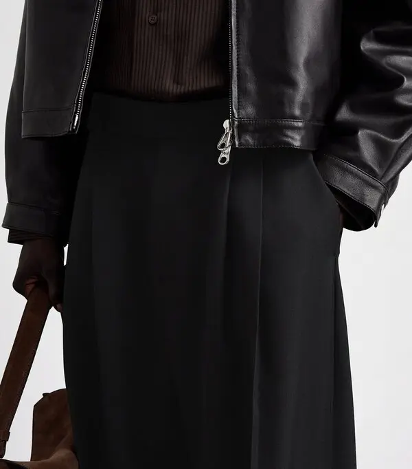 Studio Nicholson Double Pleated Barrel-leg Trousers
