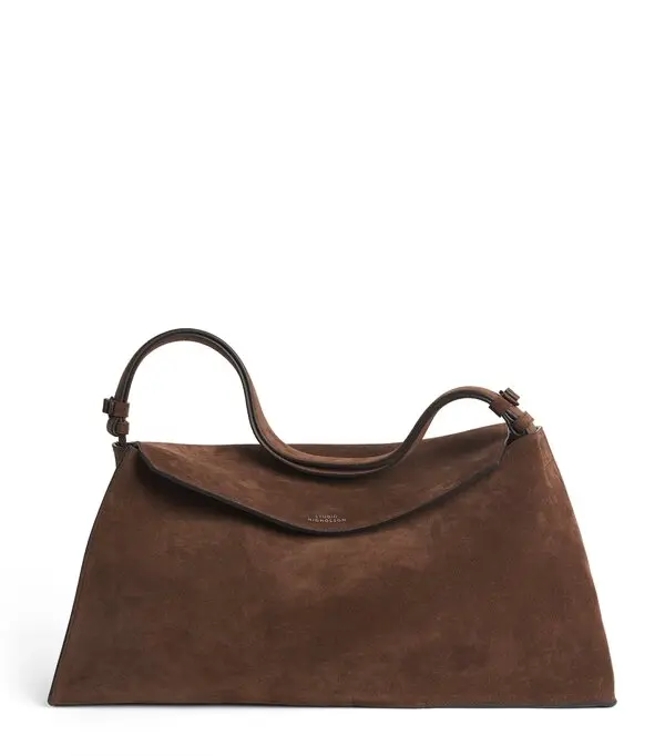 Studio Nicholson Shiboru Suede Shoulder Bag - Brown