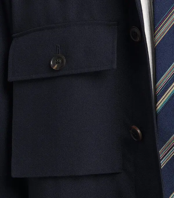 Paul Smith Worsted Wool Overshirt