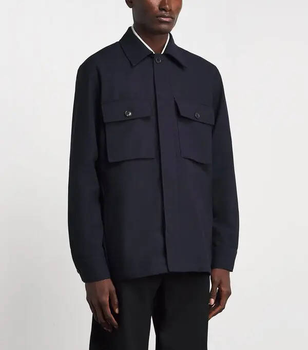 Paul Smith Worsted Wool Overshirt