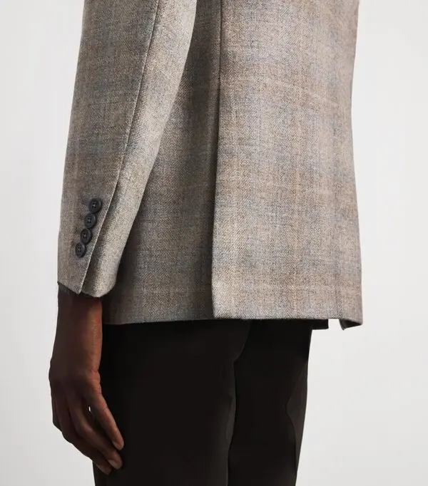 Pal Zileri Cashmere Check Blazer