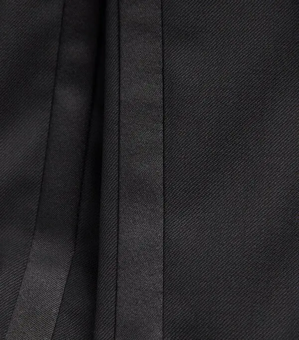 Pal Zileri Wool Satin-trim Trousers