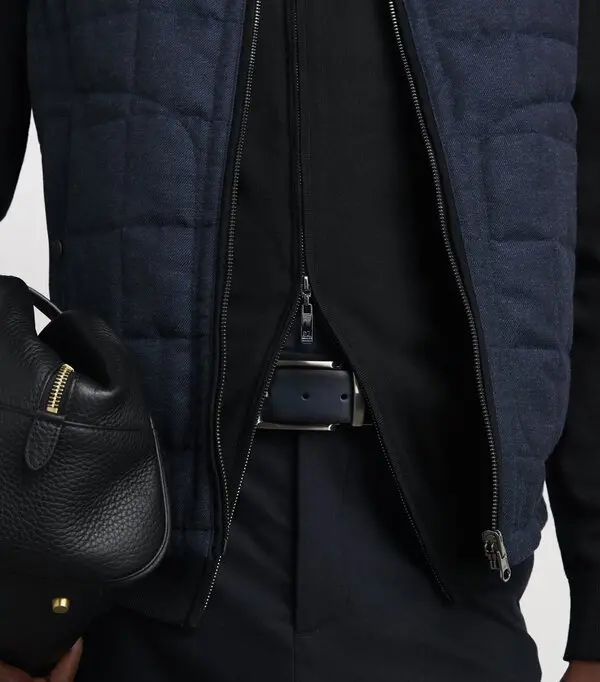 Pal Zileri Wool Zip-up Cardigan