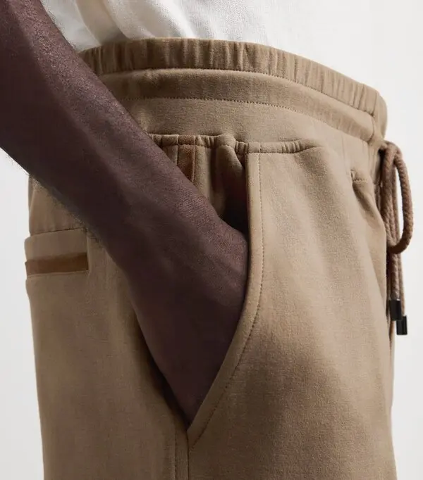 Pal Zileri Cotton-blend Drawstring Sweatpants