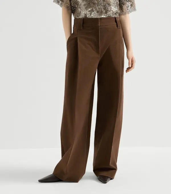 Brunello Cucinelli Moleskin Sartorial Trousers