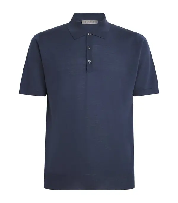 Corneliani Wool Polo Shirt