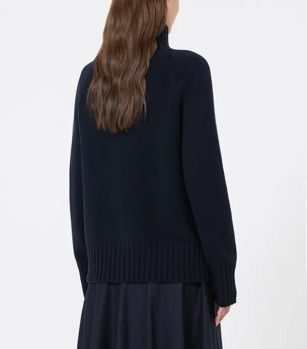 Max Mara Wool-cashmere High-neck Sweater