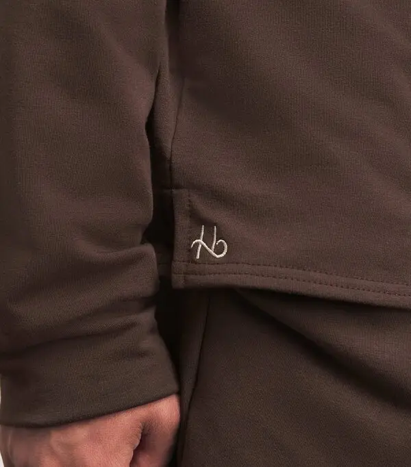 HOMEBODY Jersey Snuggle Quarter-zip Sweatshirt
