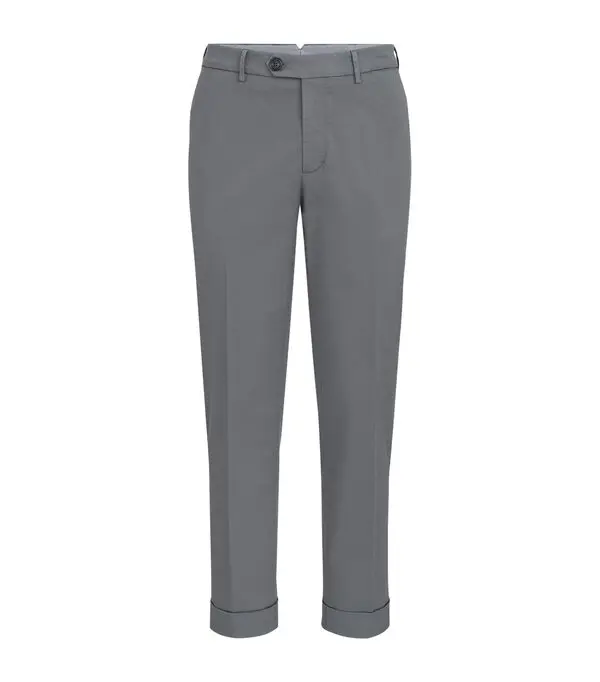 Brunello Cucinelli Stretch-cotton Gabardine Trousers