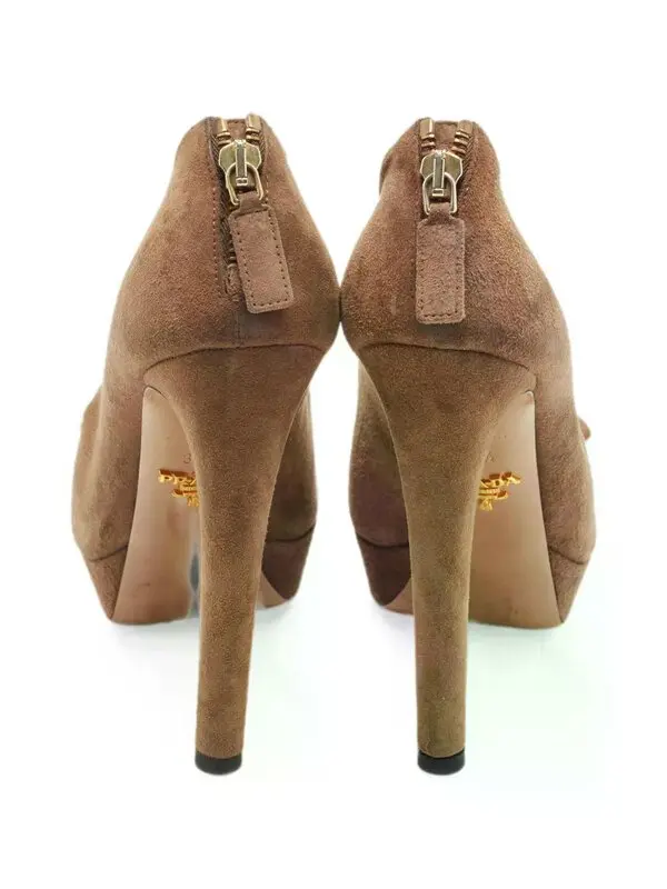Prada Platform Peep-toe Pumps