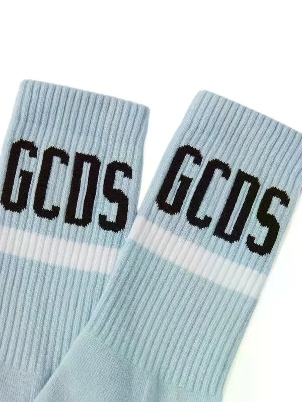 Gcds Logo-intarsia Socks