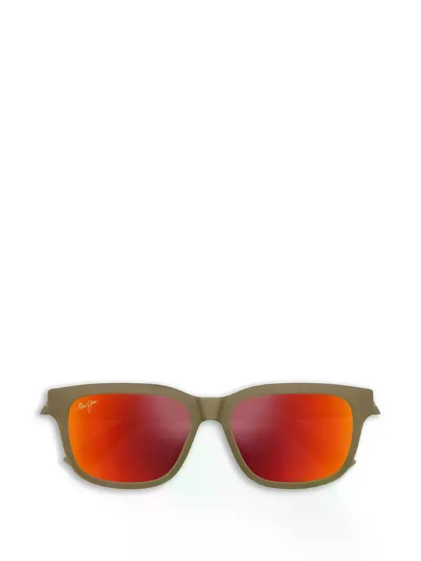 Maui Jim Kopikala Rectangle-frame Sunglasses - Neutrals