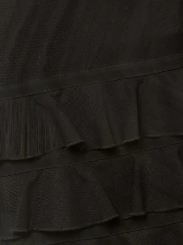 Moschino Ruffled Mini Skirt - Black